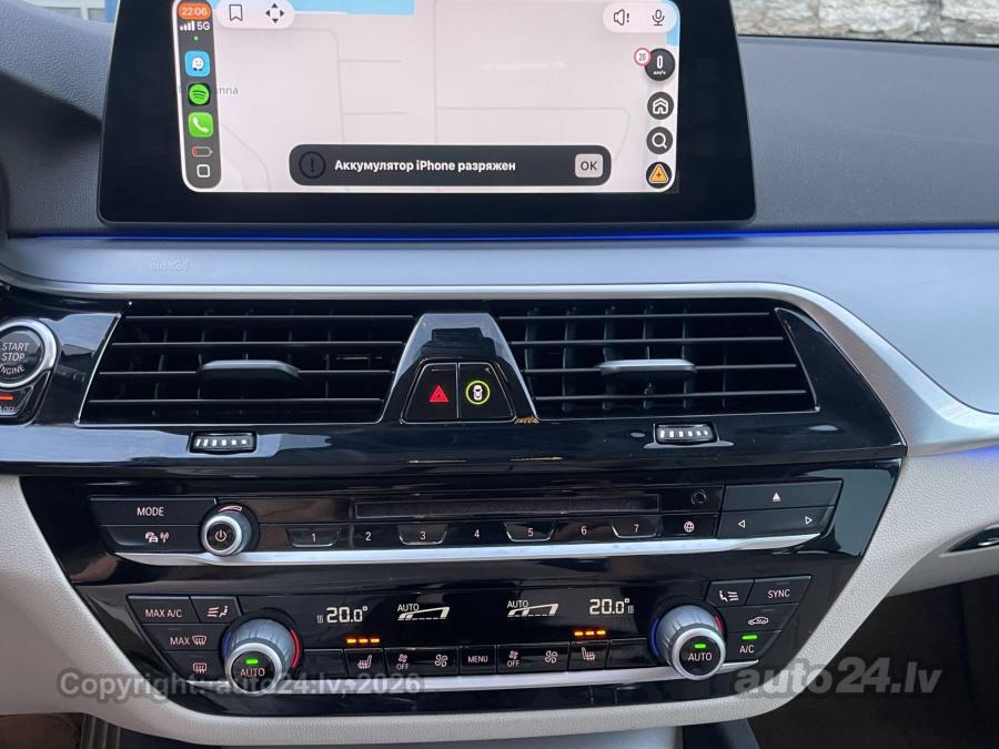 Melns BMW 5 Series 2018 Tallina, ar dzinēja tilpumu 2.00 L un nobraukumu 191 tūkst. km par 19900 €, foto 19 vietnē AUTOMOTO.COM.LV
