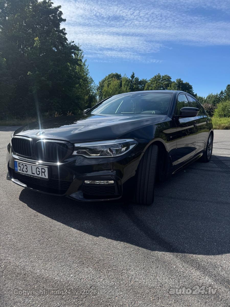 Black BMW 5 Series 2018 in Tallinn, with an engine capacity of 2.00 L and mileage of 122 thousand km for 31000 €, photo 1 on AUTOMOTO.COM.LV