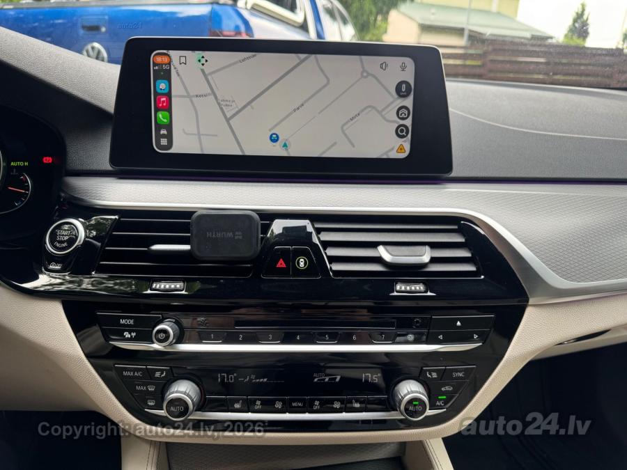 Melns BMW 5 Series 2018 Tallina, ar dzinēja tilpumu 2.00 L un nobraukumu 122 tūkst. km par 31000 €, foto 12 vietnē AUTOMOTO.COM.LV
