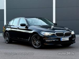 Black BMW 5 Series 2018 in Tallinn, with an engine capacity of 2.00 L and mileage of 208 thousand km for 14490 €, photo 4 on AUTOMOTO.COM.LV