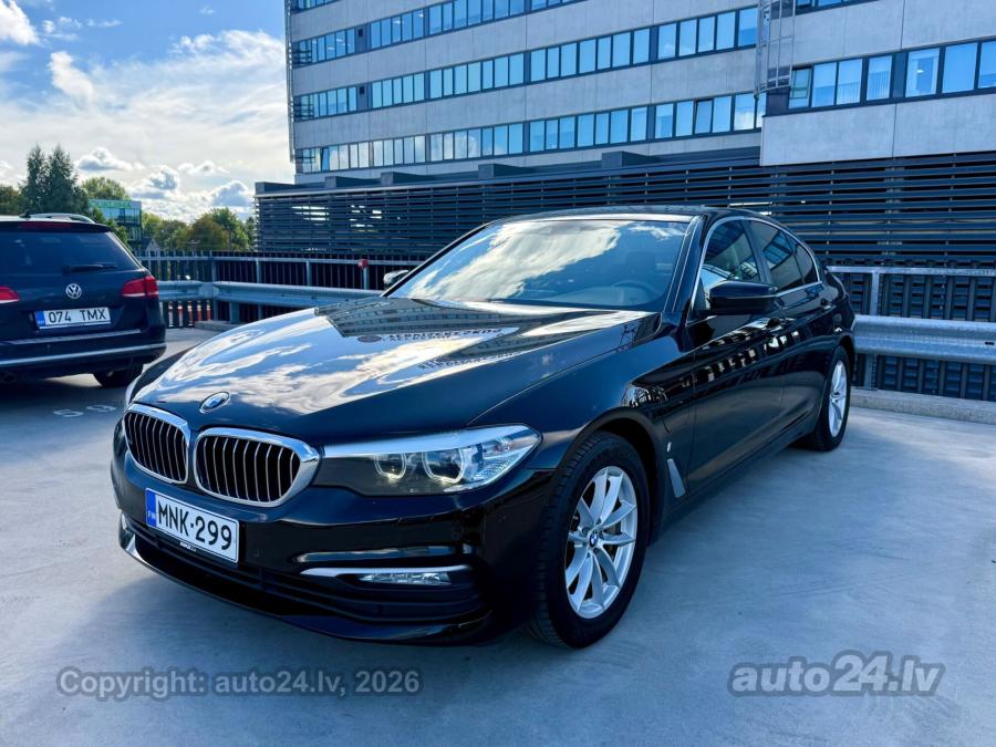 Black BMW 5 Series 2018 in Tallinn, with an engine capacity of 2.00 L and mileage of 211 thousand km for 14990 €, photo 3 on AUTOMOTO.COM.LV