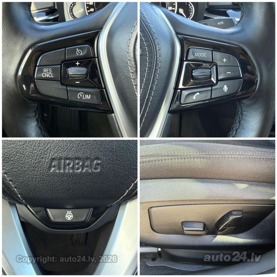 Black BMW 5 Series 2018 in Tallinn, with an engine capacity of 2.00 L and mileage of 211 thousand km for 14990 €, photo 20 on AUTOMOTO.COM.LV