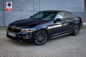 Melns BMW 5 Series 2018 Pērnava, ar dzinēja tilpumu 3.00 L un nobraukumu 99 tūkst. km par 34990 €, foto  vietnē AUTOMOTO.COM.LV