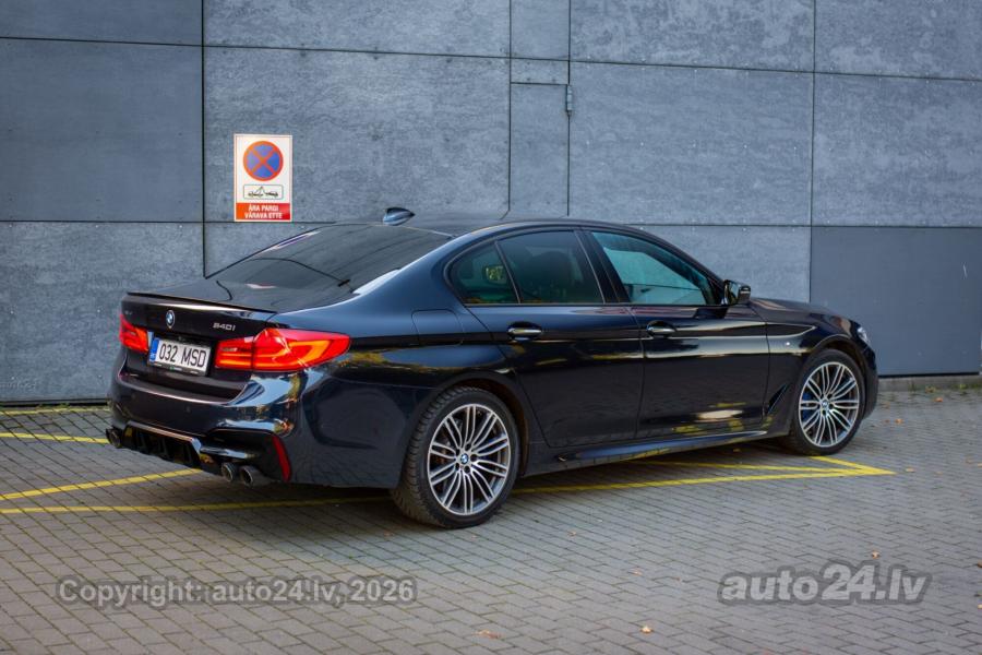 Melns BMW 5 Series 2018 Pērnava, ar dzinēja tilpumu 3.00 L un nobraukumu 99 tūkst. km par 34990 €, foto 6 vietnē AUTOMOTO.COM.LV