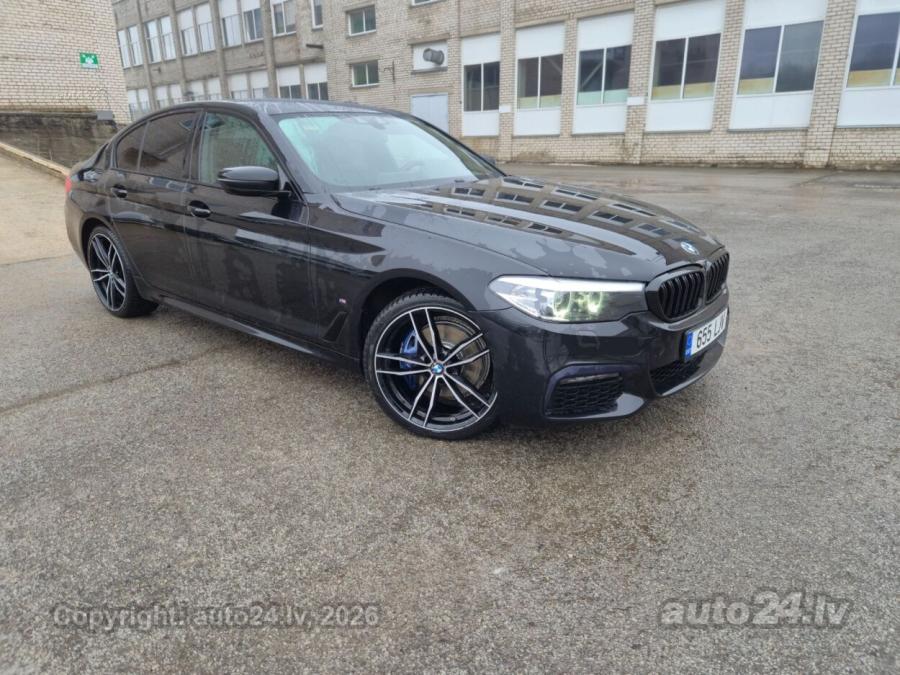 Black BMW 5 Series 2019 in Tallinn, with an engine capacity of 2.00 L and mileage of 156 thousand km for 25650 €, photo 1 on AUTOMOTO.COM.LV