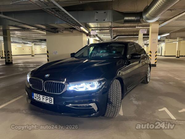 Black BMW 5 Series 2019 in Tallinn, with an engine capacity of 3.00 L and mileage of 92 thousand km for 42000 €, photo 1 on AUTOMOTO.COM.LV