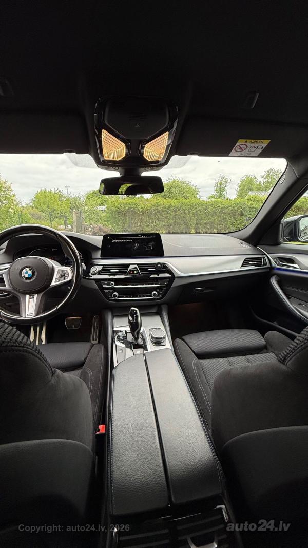 Black BMW 5 Series 2019 in Tallinn, with an engine capacity of 2.00 L and mileage of 160 thousand km for 23500 €, photo 6 on AUTOMOTO.COM.LV