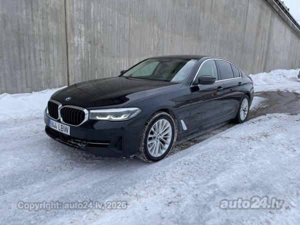 Black BMW 5 Series 2020 in Tallinn, with an engine capacity of 2.00 L and mileage of 162 thousand km for 29500 €, photo 1 on AUTOMOTO.COM.LV