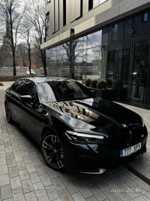 Black BMW 5 Series 2020 in Tallinn, with an engine capacity of 2.00 L and mileage of 92 thousand km for 32900 €, photo  on AUTOMOTO.COM.LV