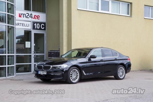 Black BMW 5 Series 2020 in Tallinn, with an engine capacity of 2.00 L and mileage of 71 thousand km for 22990 €, photo 5 on AUTOMOTO.COM.LV