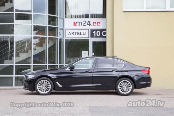 Black BMW 5 Series 2020 in Tallinn, with an engine capacity of 2.00 L and mileage of 71 thousand km for 22990 €, photo 6 on AUTOMOTO.COM.LV