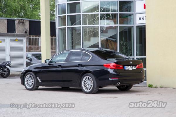 Black BMW 5 Series 2020 in Tallinn, with an engine capacity of 2.00 L and mileage of 71 thousand km for 22990 €, photo 7 on AUTOMOTO.COM.LV