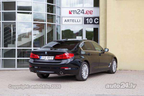 Black BMW 5 Series 2020 in Tallinn, with an engine capacity of 2.00 L and mileage of 71 thousand km for 22990 €, photo 8 on AUTOMOTO.COM.LV