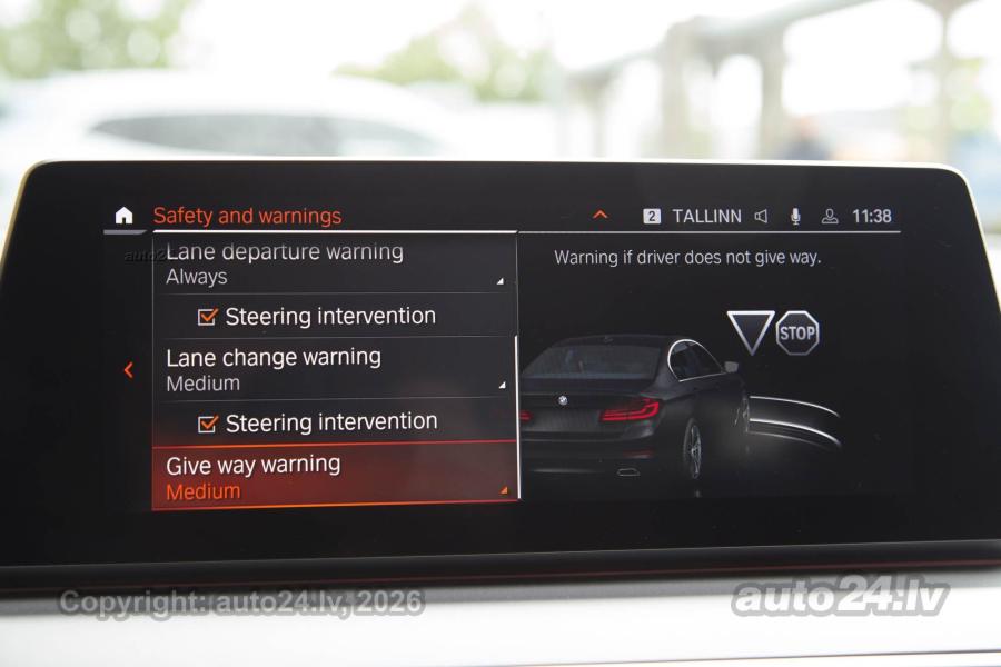 Melns BMW 5 Series 2020 Tallina, ar dzinēja tilpumu 2.00 L un nobraukumu 71 tūkst. km par 22990 €, foto 16 vietnē AUTOMOTO.COM.LV
