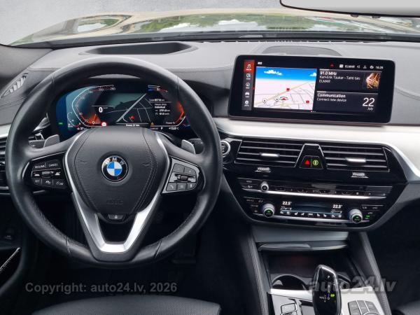 Black BMW 5 Series 2020 in Johvi, with an engine capacity of 2.00 L and mileage of 86 thousand km for 33900 €, photo 6 on AUTOMOTO.COM.LV