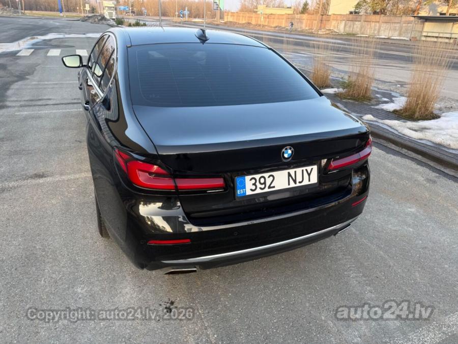 Black BMW 5 Series 2021 in Tallinn, with an engine capacity of 2.00 L and mileage of 150 thousand km for 30000 €, photo 3 on AUTOMOTO.COM.LV