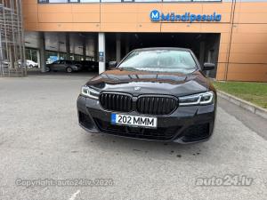 Black BMW 5 Series 2021 in Tallinn, with an engine capacity of 3.00 L and mileage of 116 thousand km for 39900 €, photo  on AUTOMOTO.COM.LV