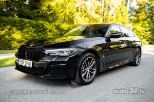 Black BMW 5 Series 2021 in Tallinn, with an engine capacity of 2.00 L and mileage of 153 thousand km for 26900 €, photo  on AUTOMOTO.COM.LV