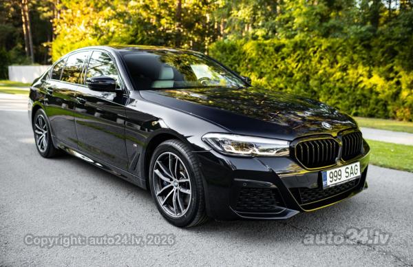Black BMW 5 Series 2021 in Tallinn, with an engine capacity of 2.00 L and mileage of 153 thousand km for 26900 €, photo 4 on AUTOMOTO.COM.LV