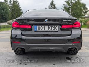 Black BMW 5 Series 2021 in Tallinn, with an engine capacity of 2.00 L and mileage of 130 thousand km for 35000 €, photo 6 on AUTOMOTO.COM.LV