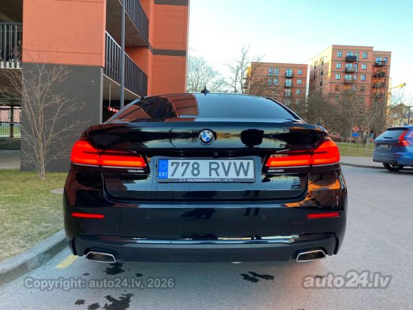 Black BMW 5 Series 2022 in Tallinn, with an engine capacity of 2.00 L and mileage of 111 thousand km for 33900 €, photo 9 on AUTOMOTO.COM.LV