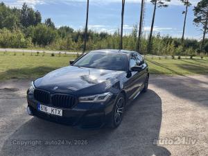Black BMW 5 Series 2022 in Tallinn, with an engine capacity of 2.00 L and mileage of 83 thousand km for 35000 €, photo  on AUTOMOTO.COM.LV