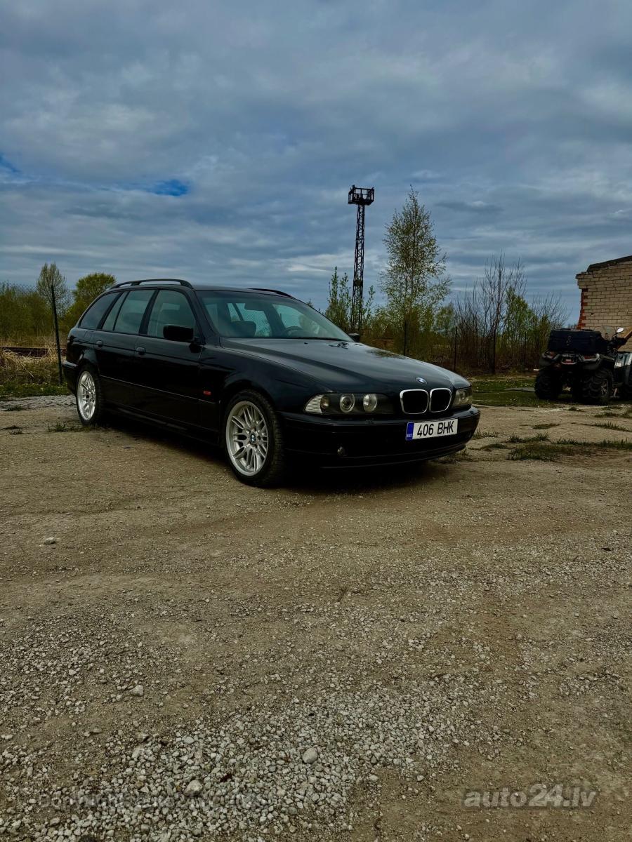 Black BMW 5 Series 2000 in Kohtla-Jarve, with an engine capacity of 2.90 L and mileage of 0 thousand km for 3400 €, photo 3 on AUTOMOTO.COM.LV