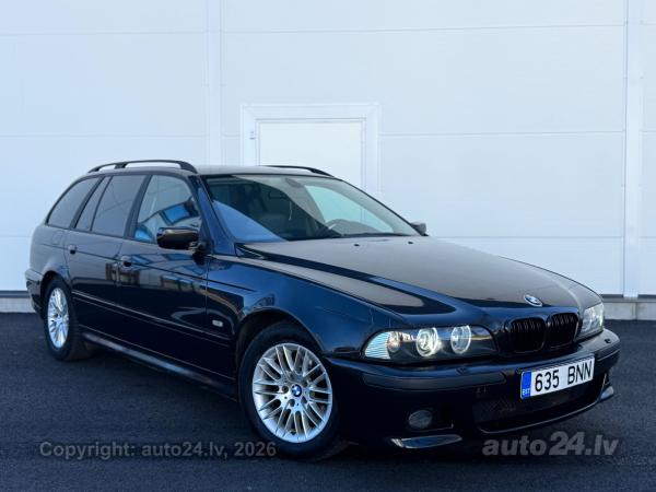 Black BMW 5 Series 2001 in Tallinn, with an engine capacity of 2.90 L and mileage of 389 thousand km for 2490 €, photo 1 on AUTOMOTO.COM.LV