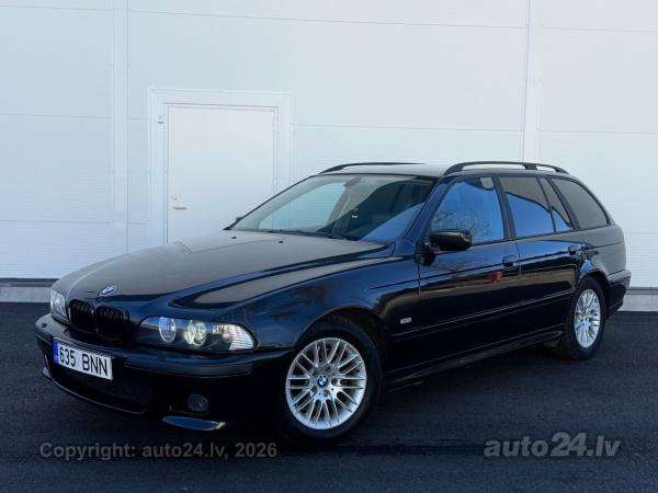 Black BMW 5 Series 2001 in Tallinn, with an engine capacity of 2.90 L and mileage of 389 thousand km for 2490 €, photo 2 on AUTOMOTO.COM.LV