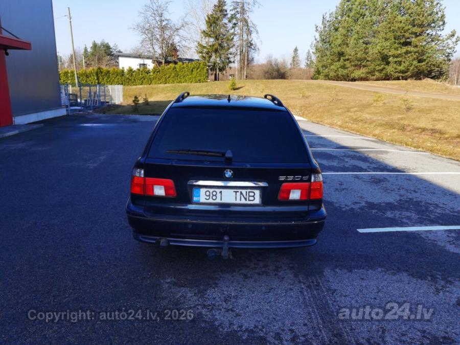 Black BMW 5 Series 2002 in Voru, with an engine capacity of 2.90 L and mileage of 344 thousand km for 3000 €, photo 6 on AUTOMOTO.COM.LV