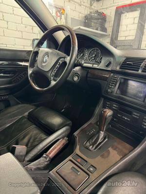 Black BMW 5 Series 2002 in Voru, with an engine capacity of 2.90 L and mileage of 344 thousand km for 3000 €, photo 9 on AUTOMOTO.COM.LV