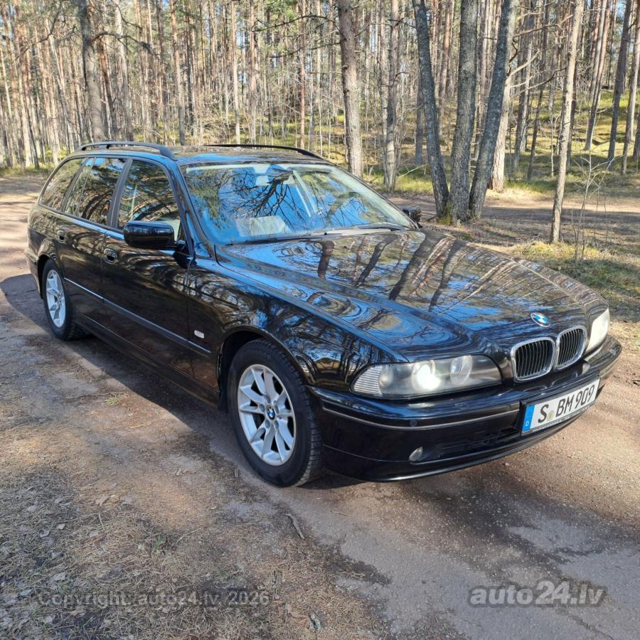 Black BMW 5 Series 2002 in Tallinn, with an engine capacity of 2.50 L and mileage of 265 thousand km for 3750 €, photo 7 on AUTOMOTO.COM.LV