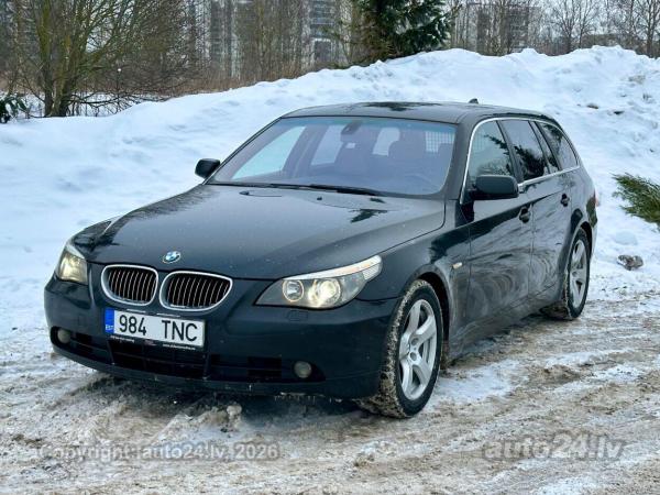 Melns BMW 5 Series 2004 Tallina, ar dzinēja tilpumu 2.50 L un nobraukumu 0 tūkst. km par 3300 €, foto 1 vietnē AUTOMOTO.COM.LV