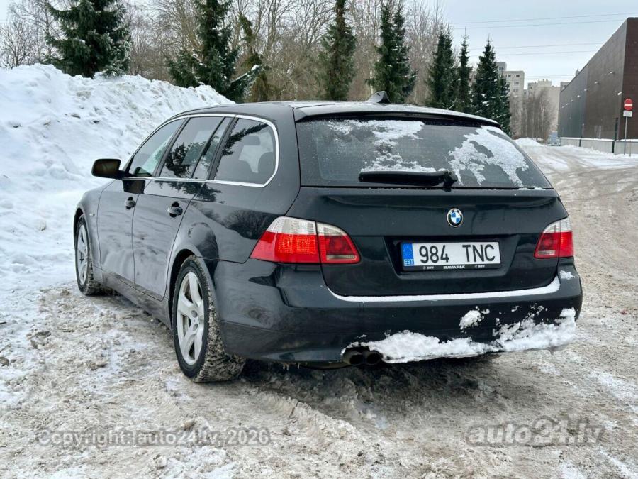 Black BMW 5 Series 2004 in Tallinn, with an engine capacity of 2.50 L and mileage of 0 thousand km for 3300 €, photo 4 on AUTOMOTO.COM.LV