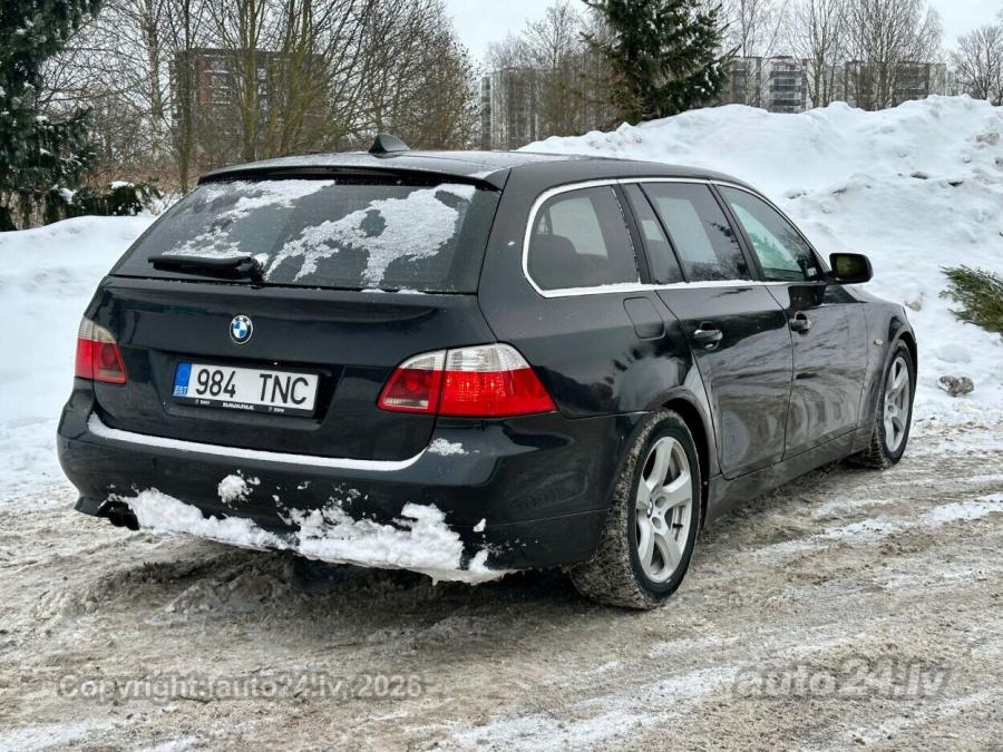 Black BMW 5 Series 2004 in Tallinn, with an engine capacity of 2.50 L and mileage of 0 thousand km for 3300 €, photo 5 on AUTOMOTO.COM.LV