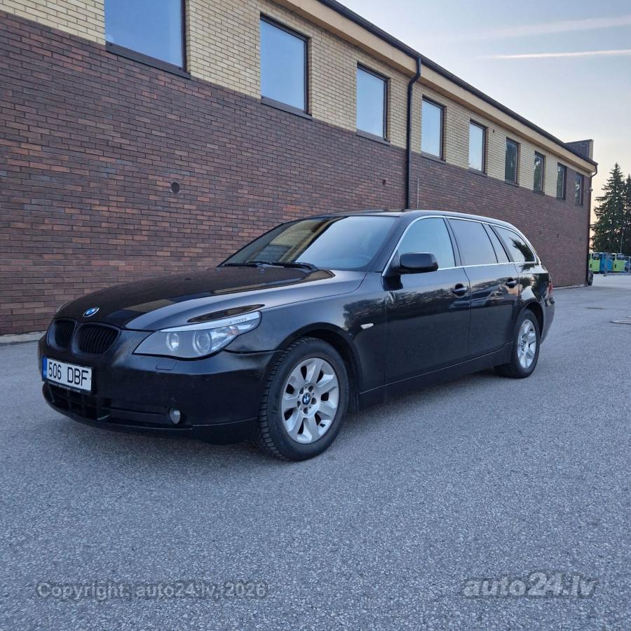 Black BMW 5 Series 2004 in Tartu, with an engine capacity of 2.50 L and mileage of 0 thousand km for 1995 €, photo 1 on AUTOMOTO.COM.LV