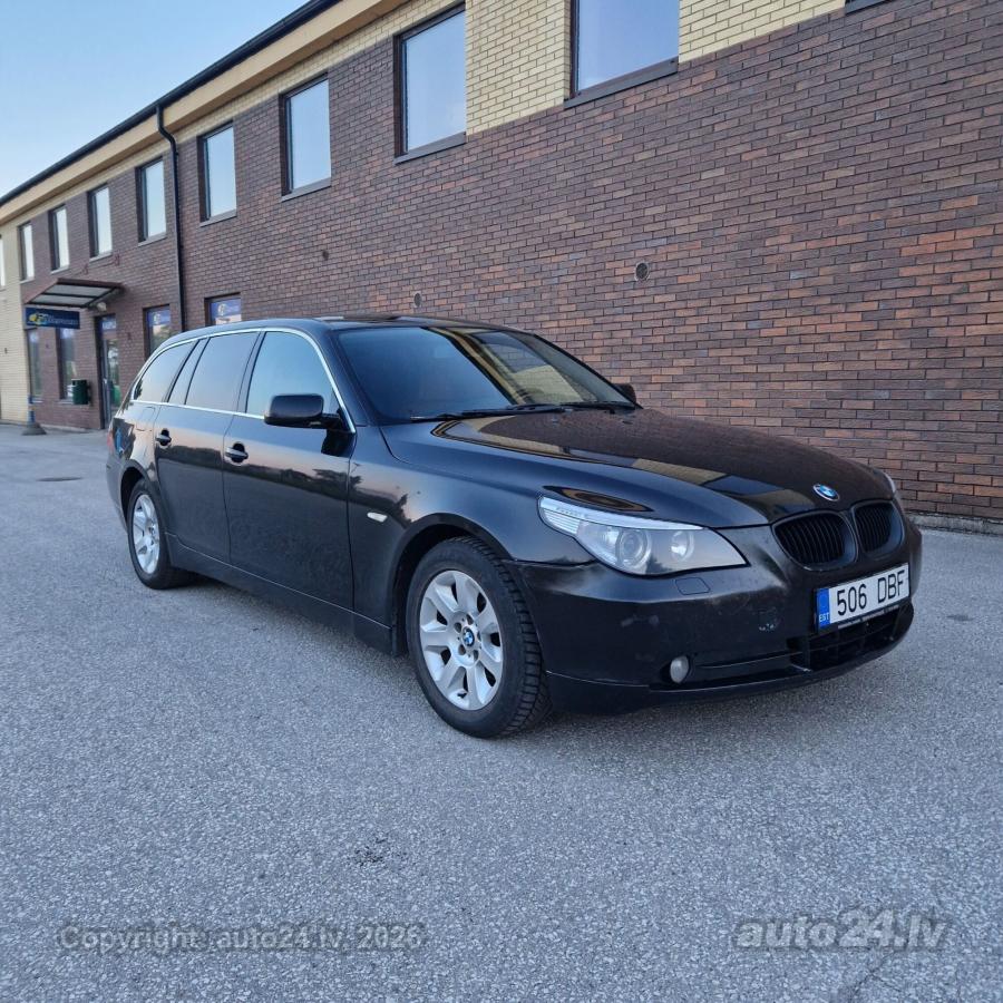 Black BMW 5 Series 2004 in Tartu, with an engine capacity of 2.50 L and mileage of 0 thousand km for 1995 €, photo 6 on AUTOMOTO.COM.LV