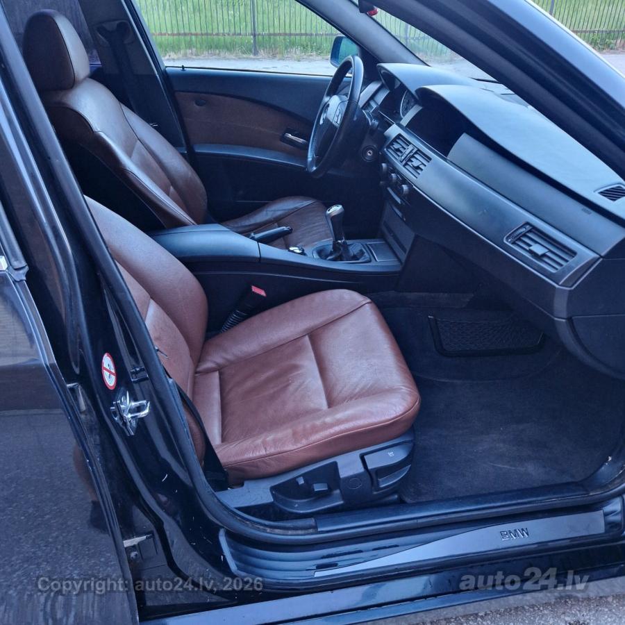 Black BMW 5 Series 2004 in Tartu, with an engine capacity of 2.50 L and mileage of 0 thousand km for 1995 €, photo 8 on AUTOMOTO.COM.LV