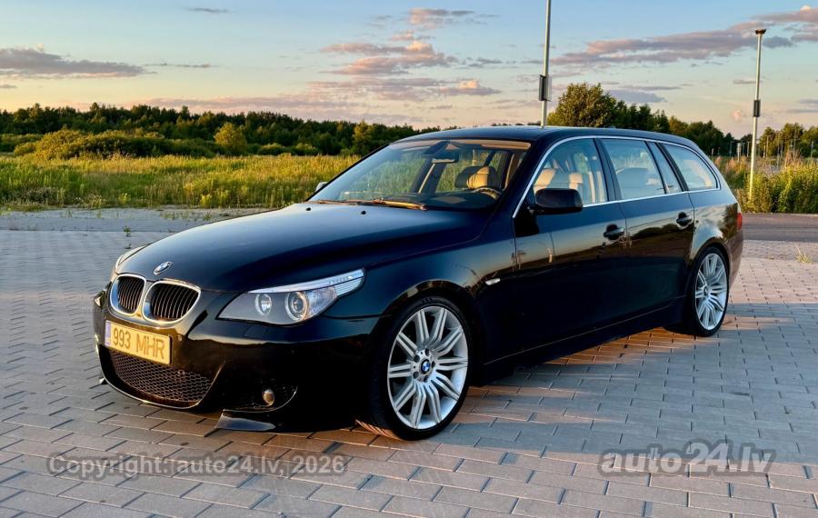 Black BMW 5 Series 2004 in Tallinn, with an engine capacity of 3.00 L and mileage of 502 thousand km for 4500 €, photo 1 on AUTOMOTO.COM.LV