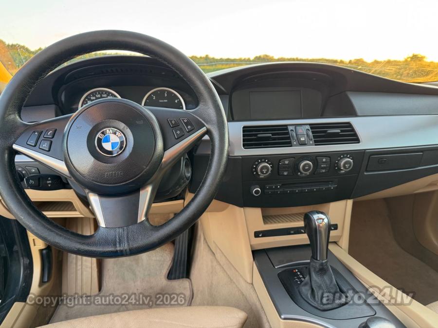 Black BMW 5 Series 2004 in Tallinn, with an engine capacity of 3.00 L and mileage of 502 thousand km for 4500 €, photo 8 on AUTOMOTO.COM.LV