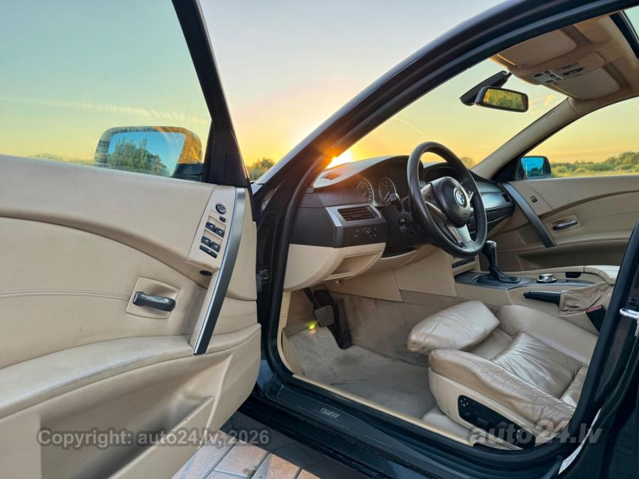 Black BMW 5 Series 2004 in Tallinn, with an engine capacity of 3.00 L and mileage of 502 thousand km for 4500 €, photo 9 on AUTOMOTO.COM.LV
