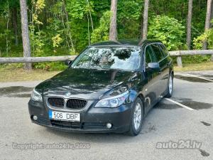 Melns BMW 5 Series 2004 Tallina, ar dzinēja tilpumu 2.50 L un nobraukumu 0 tūkst. km par 2800 €, foto  vietnē AUTOMOTO.COM.LV