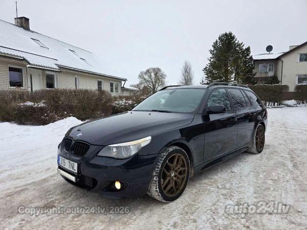 Black BMW 5 Series 2005 in Tartu, with an engine capacity of 3.00 L and mileage of 370 thousand km for 4650 €, photo 1 on AUTOMOTO.COM.LV