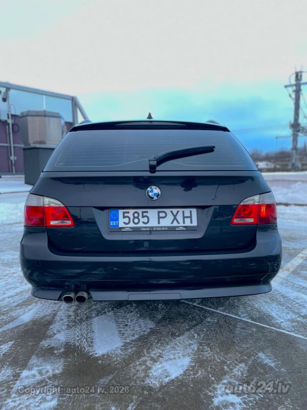 Black BMW 5 Series 2005 in Tallinn, with an engine capacity of 2.50 L and mileage of 242 thousand km for 4200 €, photo 5 on AUTOMOTO.COM.LV