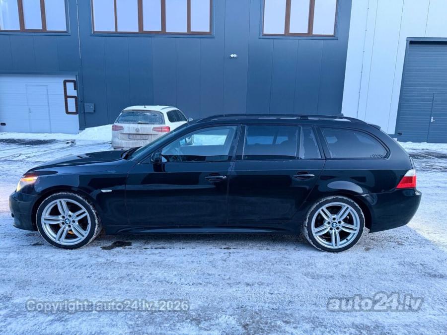 Black BMW 5 Series 2005 in Tallinn, with an engine capacity of 2.50 L and mileage of 316 thousand km for 3500 €, photo 2 on AUTOMOTO.COM.LV