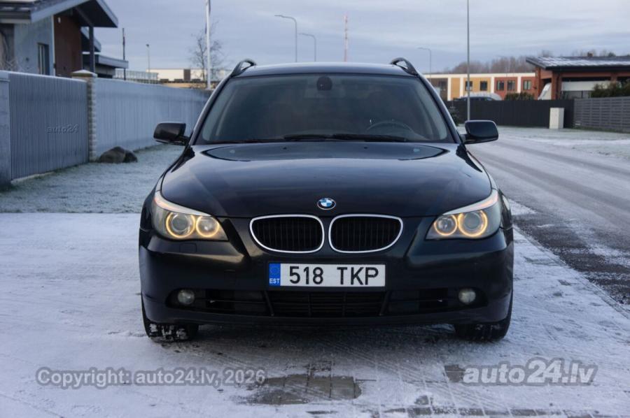 Black BMW 5 Series 2005 in Tallinn, with an engine capacity of 2.50 L and mileage of 448 thousand km for 3300 €, photo 5 on AUTOMOTO.COM.LV