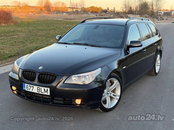 Black BMW 5 Series 2005 in Tallinn, with an engine capacity of 3.00 L and mileage of 479 thousand km for 3499 €, photo 1 on AUTOMOTO.COM.LV