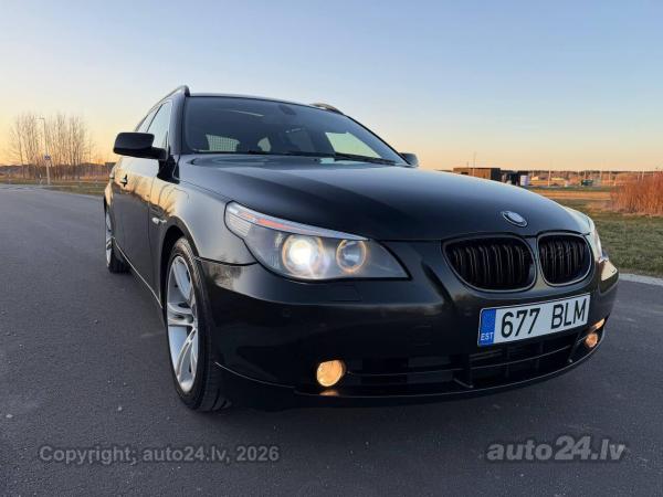 Black BMW 5 Series 2005 in Tallinn, with an engine capacity of 3.00 L and mileage of 479 thousand km for 3499 €, photo 4 on AUTOMOTO.COM.LV