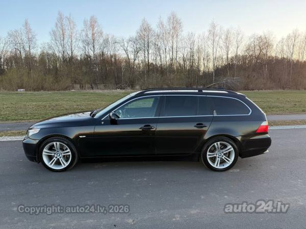 Black BMW 5 Series 2005 in Tallinn, with an engine capacity of 3.00 L and mileage of 479 thousand km for 3499 €, photo 9 on AUTOMOTO.COM.LV