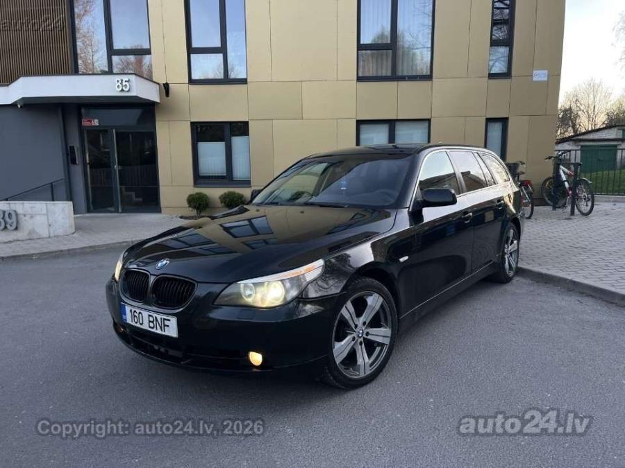 Черный БМВ 5 Серия 2005 в Тарту, объемом двигателя 3.00 л и пробегом 361 тыс. км за 2900 €, фото 1 на AUTOMOTO.COM.LV